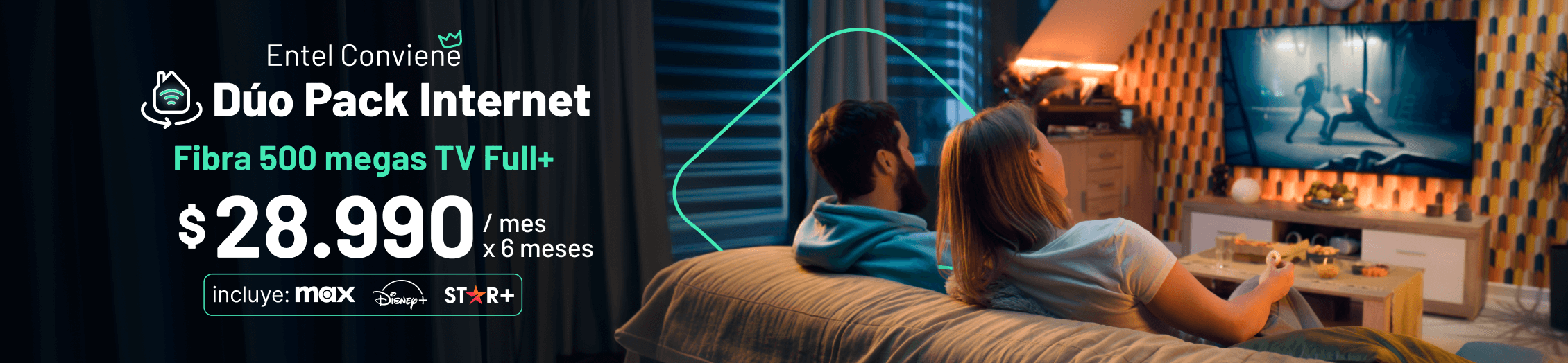 Conéctate con Nuestros Servicios de Internet Fibra Hogar | Entel Conviene