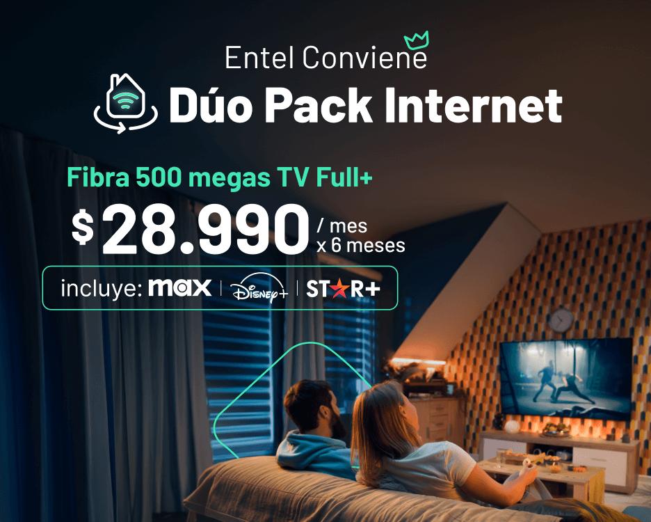 Conéctate con Nuestros Servicios de Internet Fibra Hogar | Entel Conviene