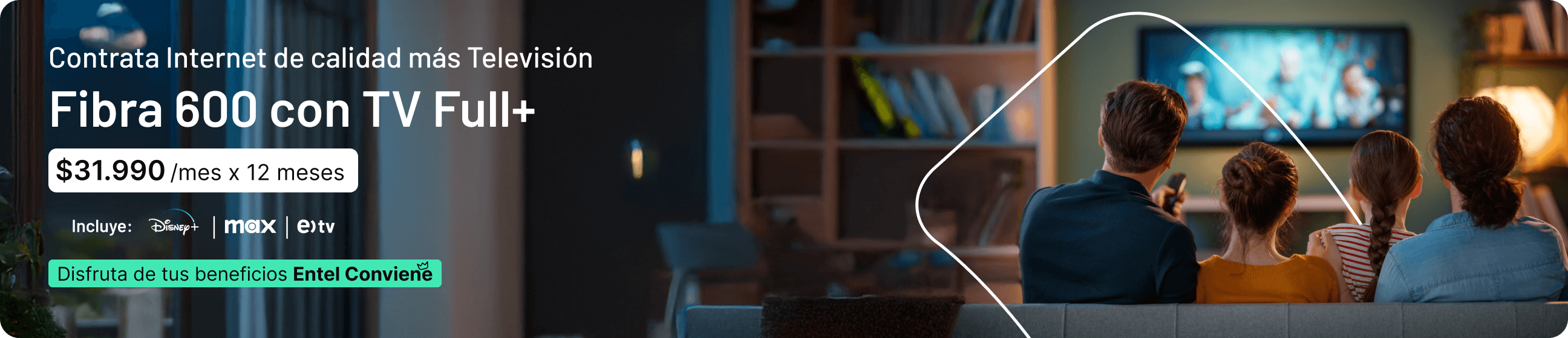 Internet Fibra Hogar para Colaboradores | Entel Conviene