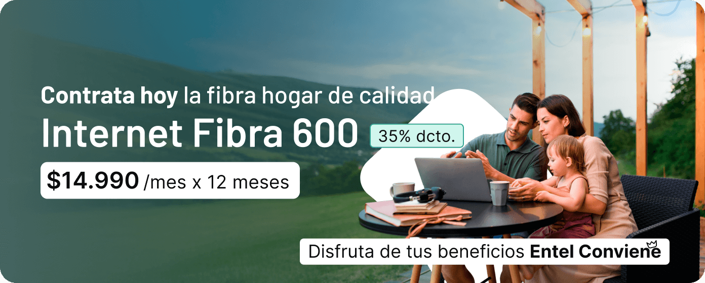 Internet Fibra Hogar Exclusivo para Colaboradores | Entel Conviene