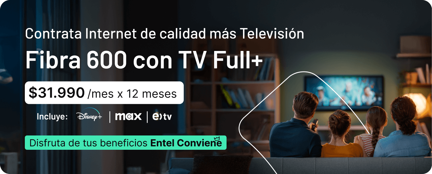 Internet Fibra Hogar para Colaboradores | Entel Conviene
